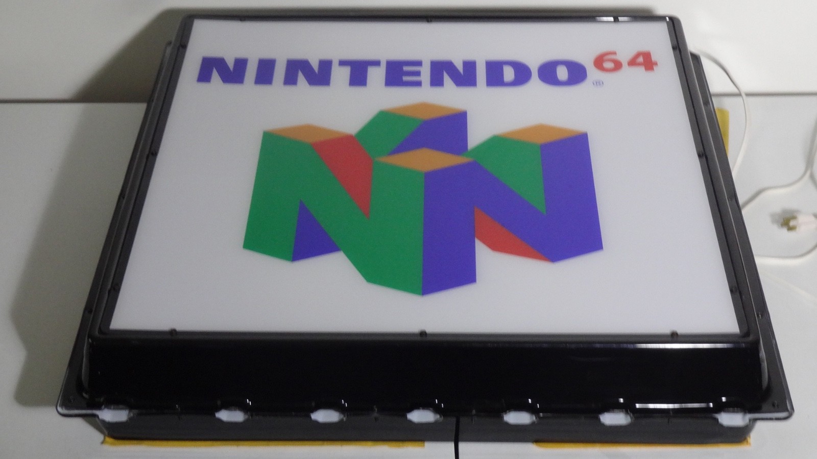 NINTENDO N64 PLAYSTATION SIGN NEW UNUSED EXTREMELY RARE HOLY GRAIL MUST ...
