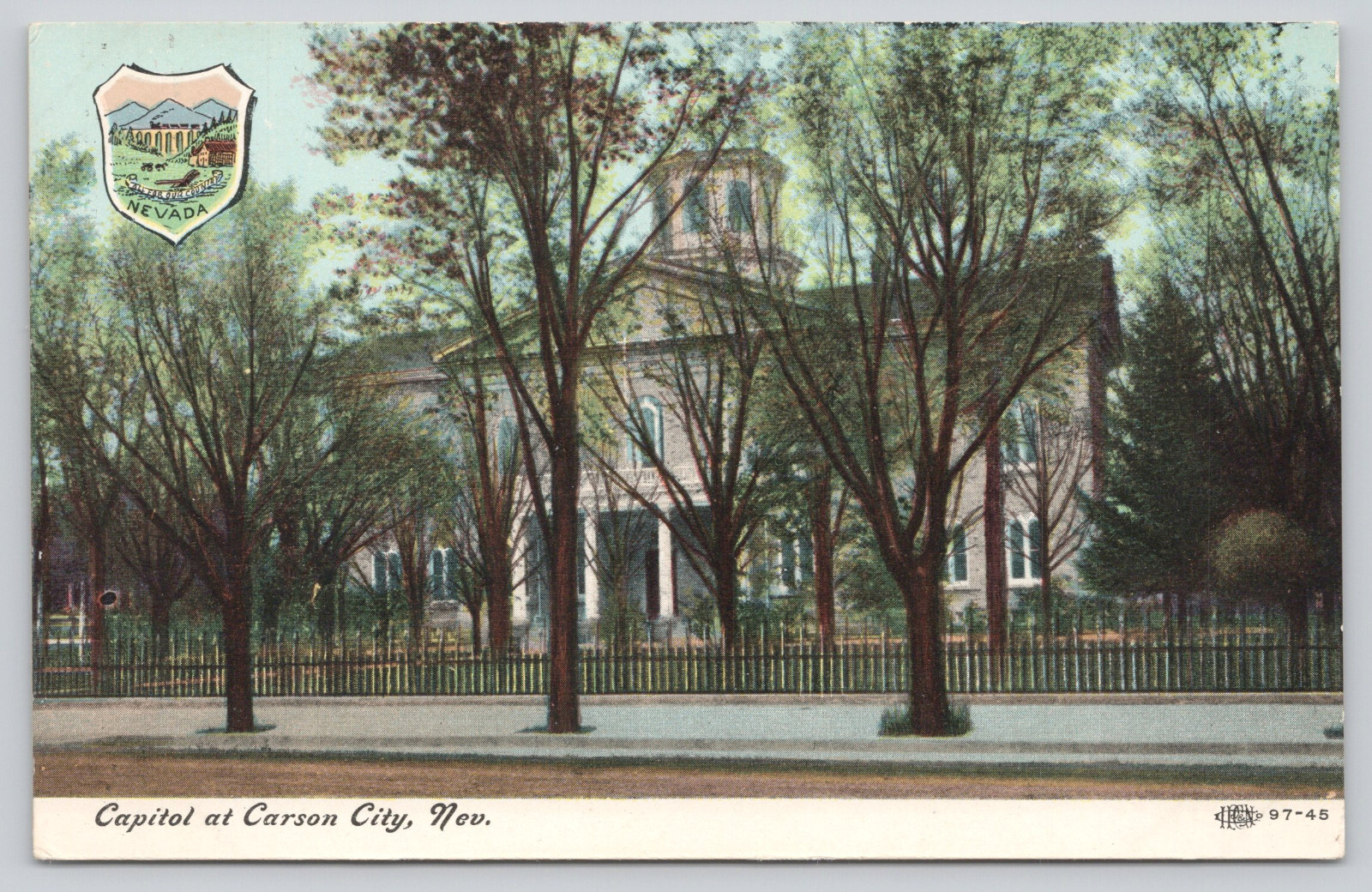 Postcard Carson City Capitol Building Nevada State Seal Unposted (794 ...