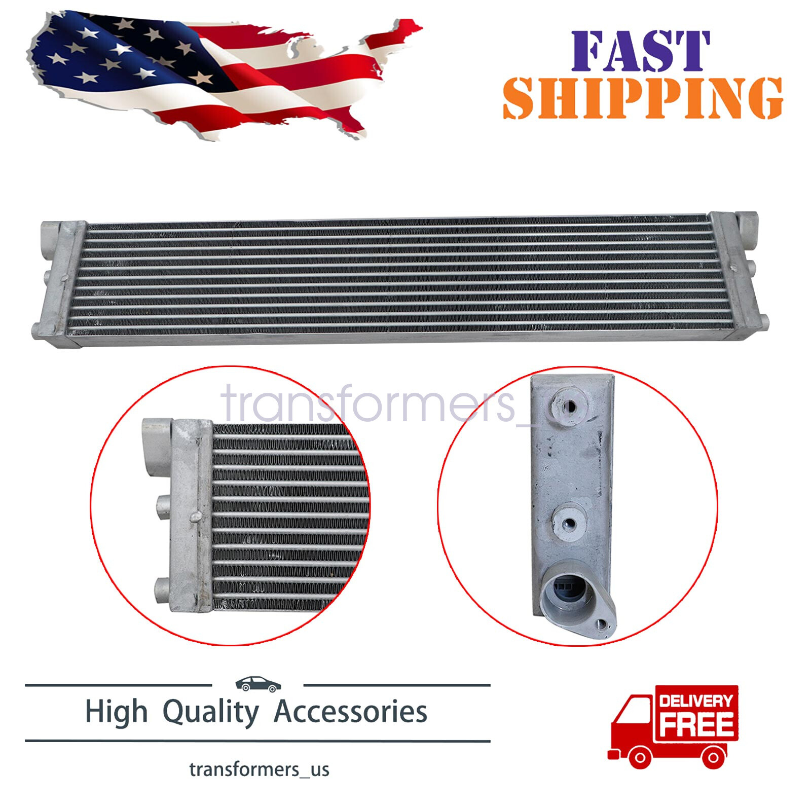 2215000700 For Mercedes Benz S GLS GLE CL AMG GTR Oil Cooler Radiator ...