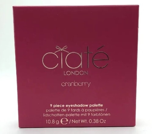 Ciate London Cranberry 9 Piece Eyeshadow Palette 0.38 Oz NIB ...
