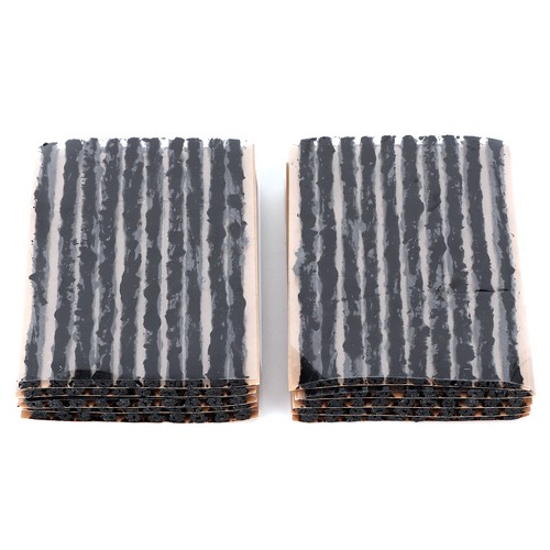 (Black)Puncture Repair Strings Tire Plug 100pcs Rubber With 3.9in ...