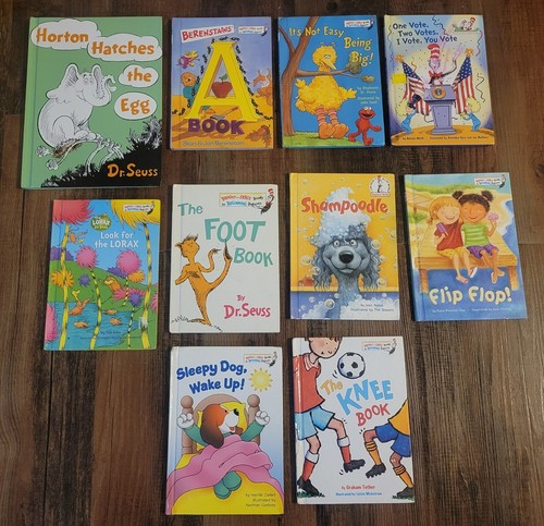 LOT 11 Bright & Early Learning Books W/DrSeuss W/3 Vintage +Early ...
