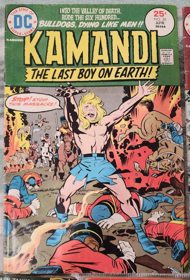 Kamandi The Last Boy On Earth DC Comics Lot Kirby Bronze Age # 9 12 22 ...