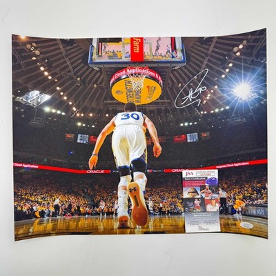 Autographed/Signed Stephen Steph Curry Golden State Warriors 16x20 ...