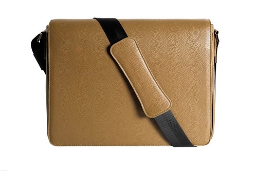 Unisex Vky Konstantine Large Leather Messenger Shoulder Bag Handbag ...