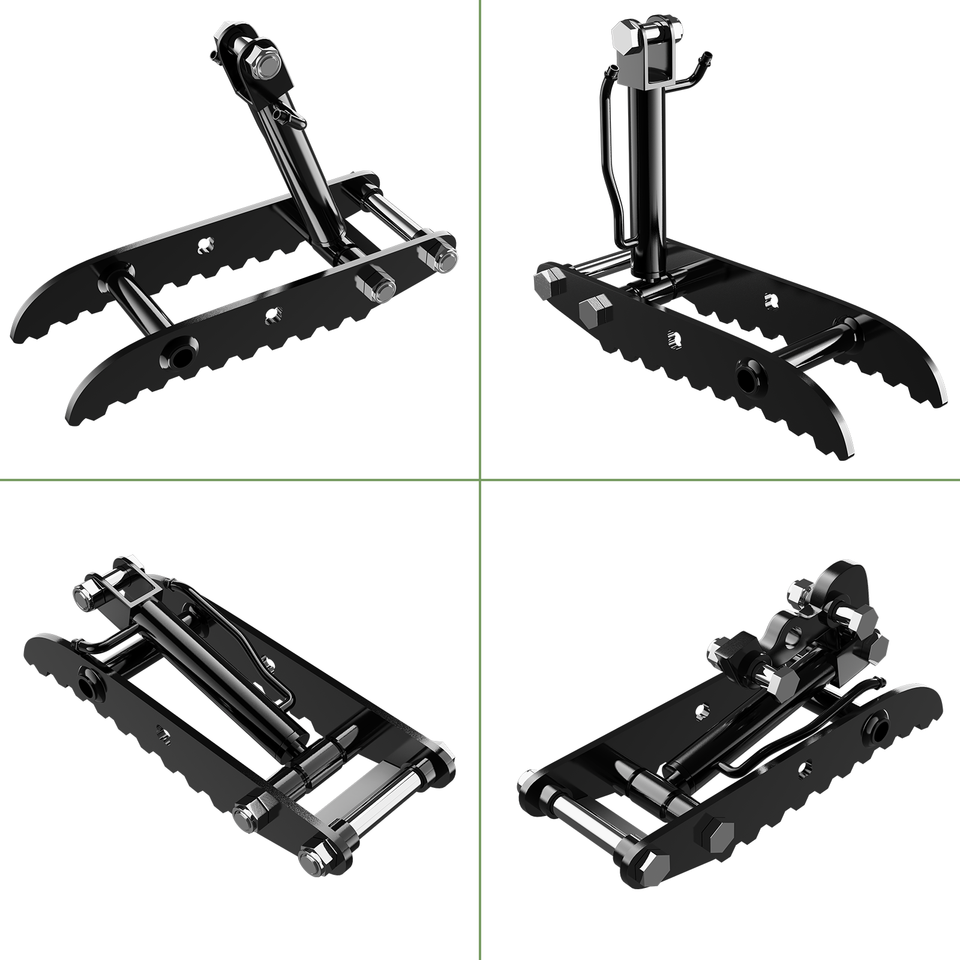 1-1.5Ton Mini Excavators Small Digger Attachment Kit Hydraulic Thumb ...