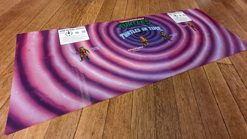 TMNT konami Teenage Mutant Ninja Turtles in Time Arcade Control Panel ...