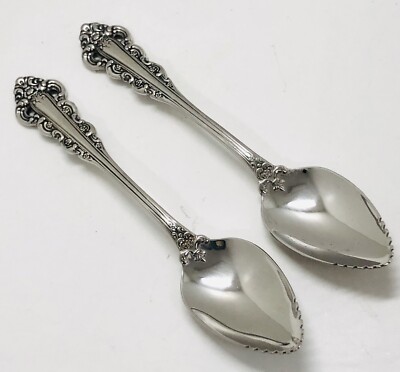 2 Pieces Southern Baroque Artistry by Oneida USA Stainless 6 ...