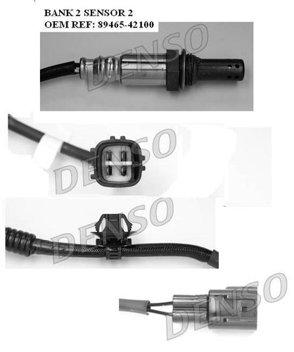 TOYOTA RAV4 2.0VVTI 1AZFE OXYGEN LAMBDA SENSOR PO161 89465-42100 BANK 2 ...