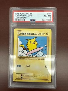 Surfing Pikachu 2016 XY: Evolutions #111/108 Base (Secret) Price Guide ...
