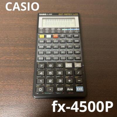 Casio Fx 4500P Dot Matrix Lcd Scientific Program Function Calculator ...