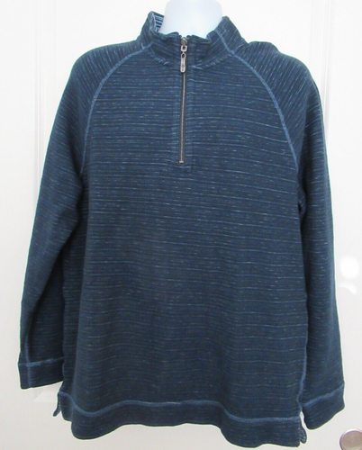 Tommy Bahama Men's Flip Breaker Reversible 1/2 Zip Pullover Blue Size ...