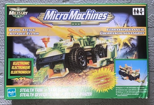 Vintage Hasbro Micro Machines Stealth Tank NIB Never Opened Sealed! | eBay