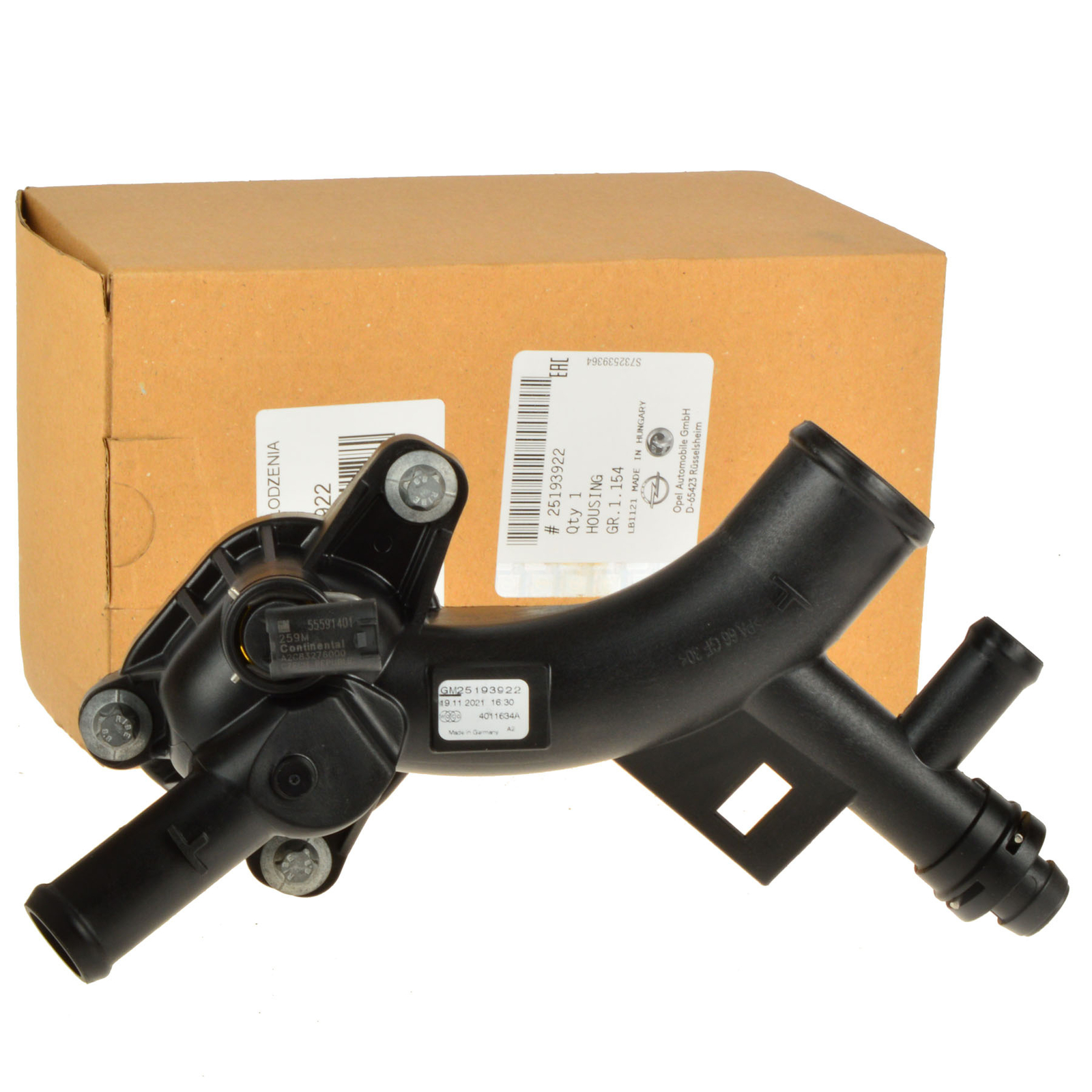 ORIGINAL GM OPEL 25193922 Kühlmittelflansch für INSIGNIA ASTRA J ZAFIRA ...