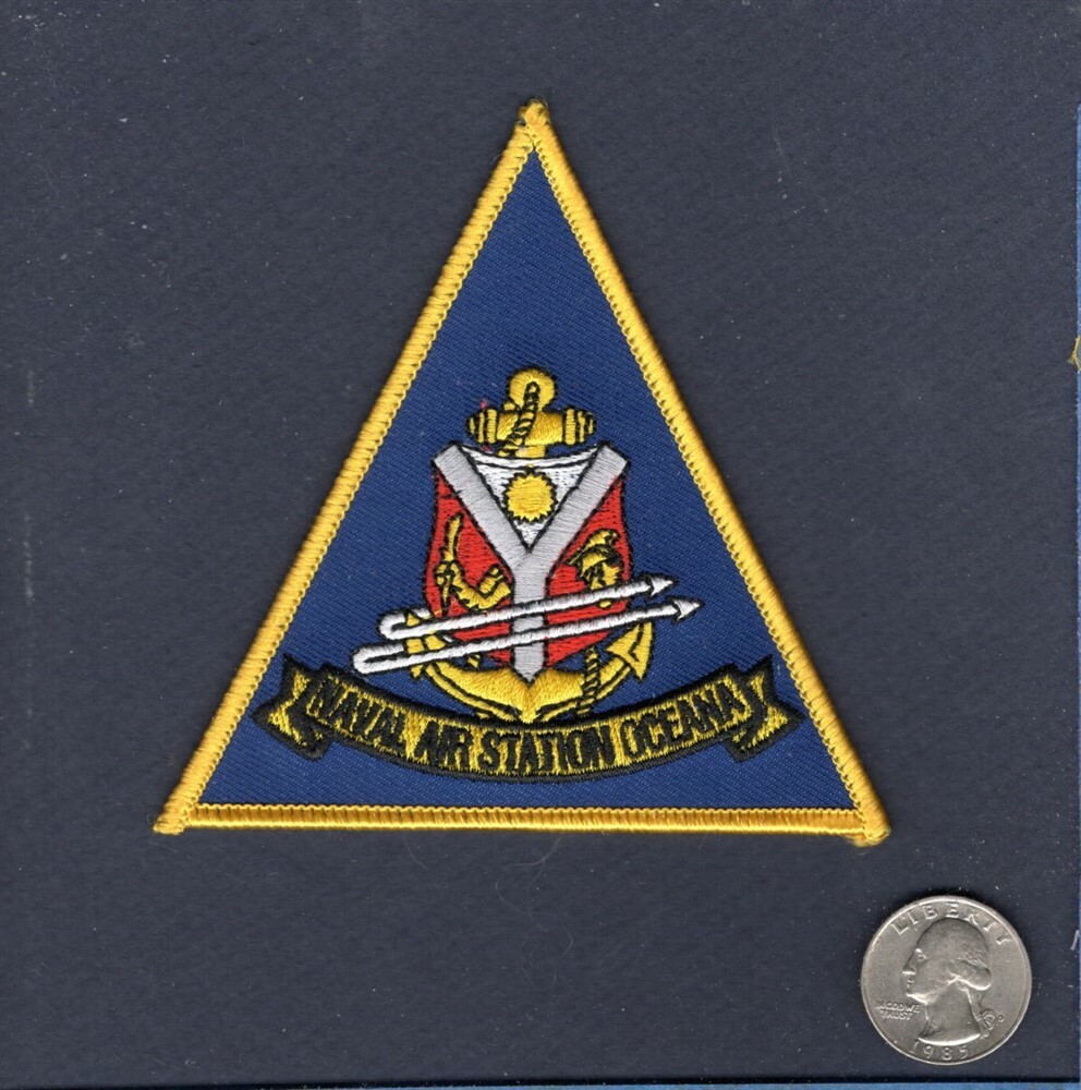 NAS Naval Air Station OCEANA VA US NAVY Master Jet Base Squadron Patch ...