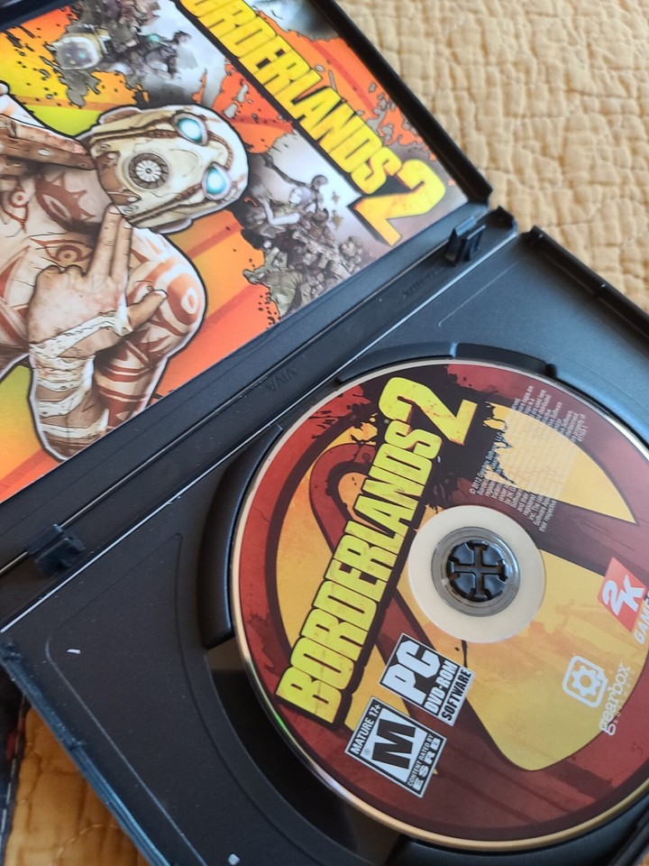 Borderlands 2 (PC DVD, 2012) DISCS & MANUAL ONLY w/ Code 710425411038| eBay
