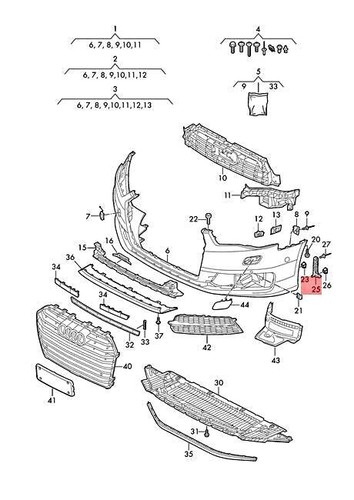Genuine AUDI A6 Avant S6 quattro A6L 4GC 4GD 4XL Adapter Right ...