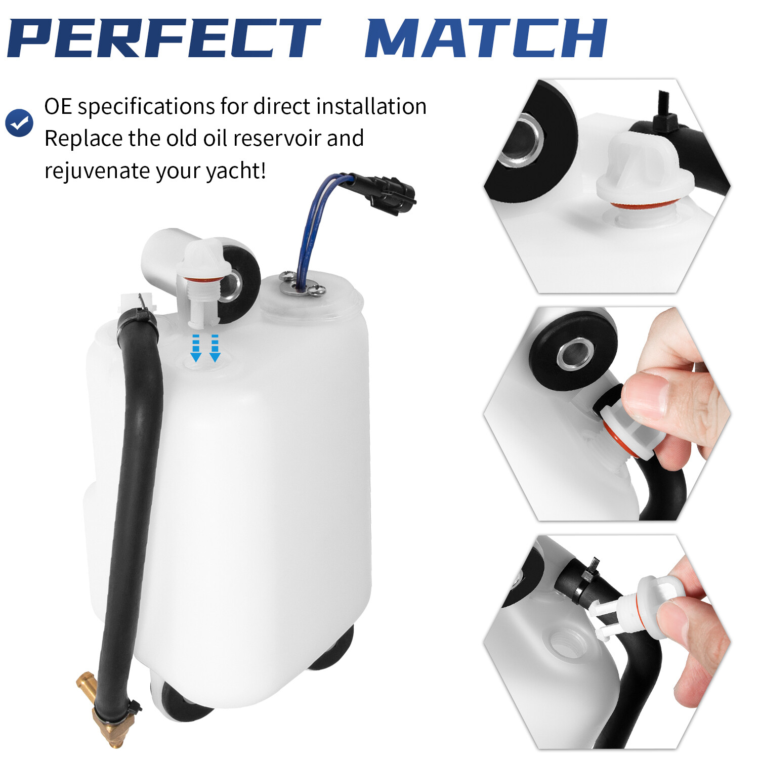 Oil Tank Assembly for Mercury Optimax 200 225 250 300 1200-8M0064075 ...