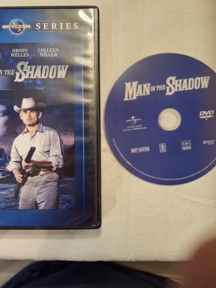 Man in the Shadow (DVD, 1957) Modern Day Western Orson Wells Disc Mint ...