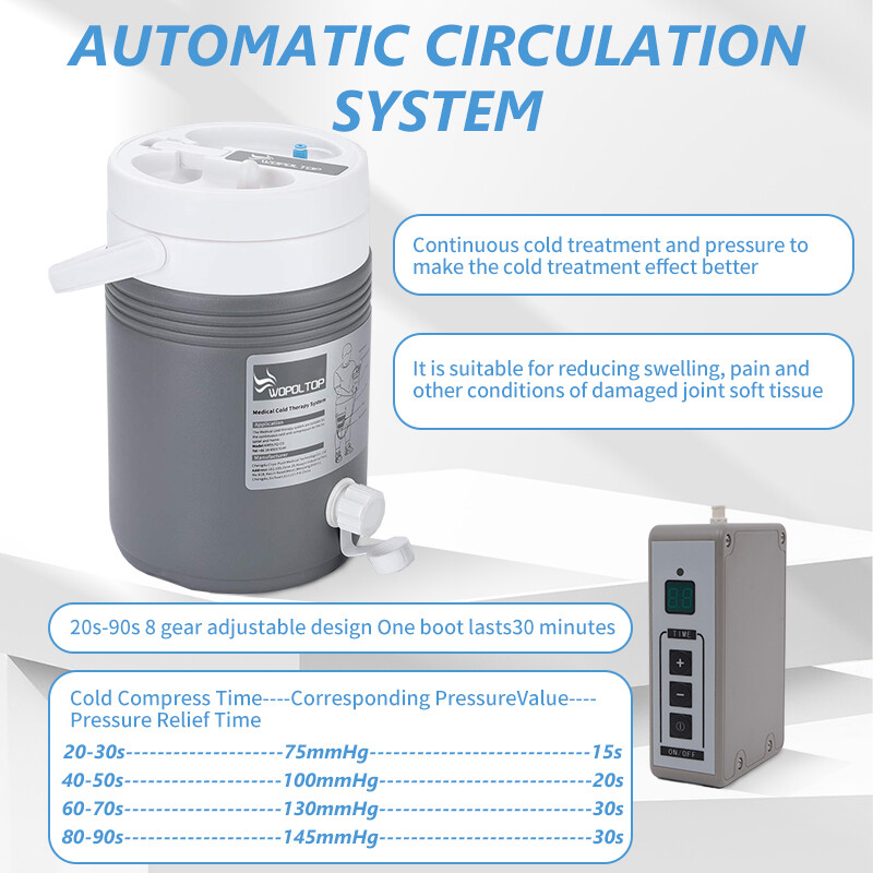 Knee Cold Therapy System Ice Machine Kit for Knee Pain Relief ...