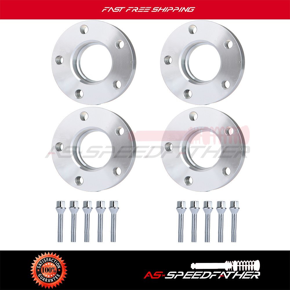 4Pc 30mm Hubcentric Wheel Spacers Fit 5x120 W/ Bolts For E90 325i 325xi ...