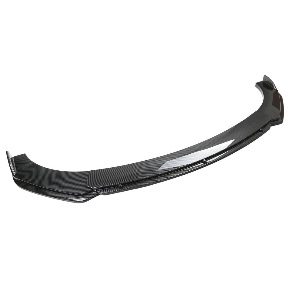 Front Bumper Lip Rear Splitter Spoiler Side Skirt Carbon Fiber For ...