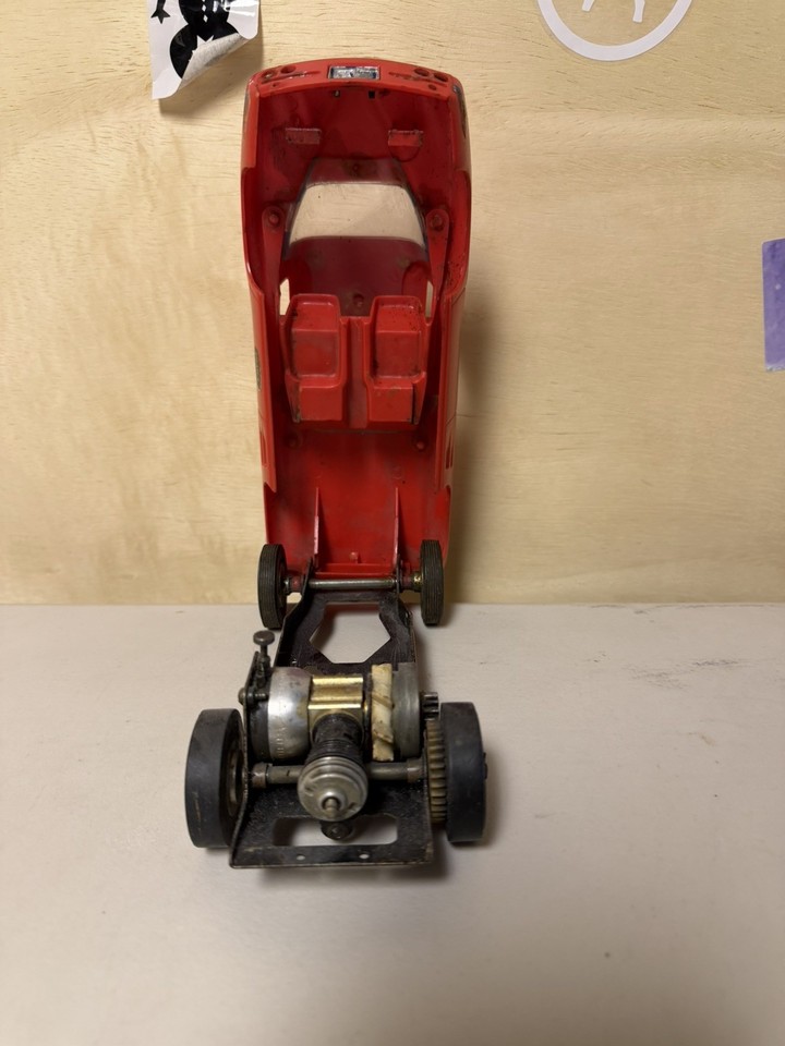 Vintage Cox Gas Powered tether car lot 2 dragsters and 2 corvettes | eBay
