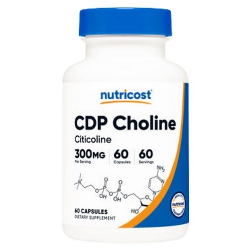 CDP Choline Capsules 60 Count 300 Mg by Nutricost | eBay