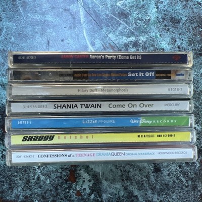 Y2K CDs Vintage Lot Mixed Disney Soundtrack Aaron Carter Lizzie McGuire ...