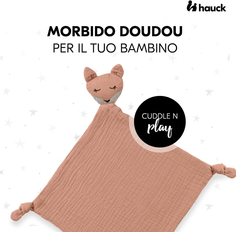 Cuddle N Play, Volpe - Doudou Neonato in Mussola Di Cotone - Peluche ...
