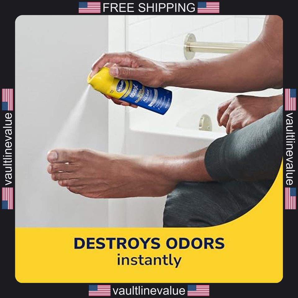 Dr. Scholl?s Odor-X ODOR-FIGHTING Spray-Powder All-Day Odor Protection ...