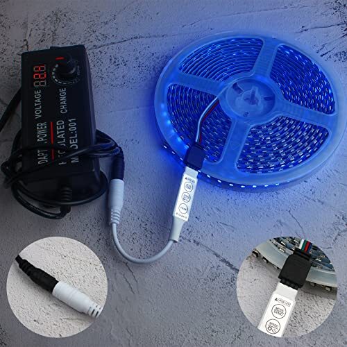 RGBZONE 2Pack Mini RGB LED Controller DC 5-24V 3x2A, 3-Key Button 4 Pin ...