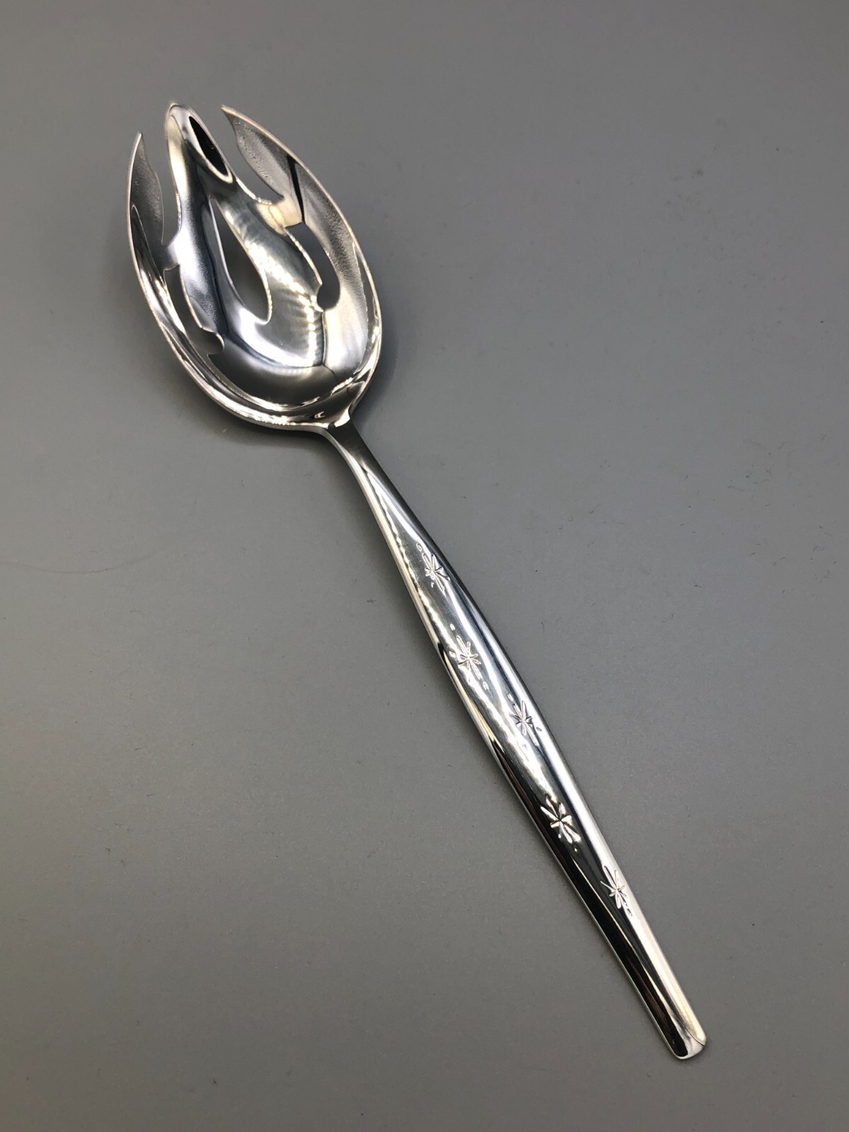 Stardust by Gorham Sterling Silver pierced Serving Spoon 8 5/8" | eBay