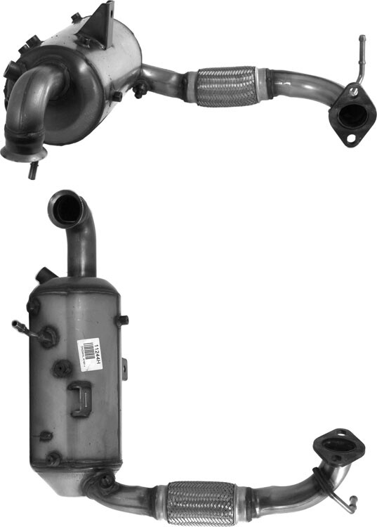 Diesel Particulate Filter DPF Euro 5 Front CPO Fits Ford Fiesta B-Max ...