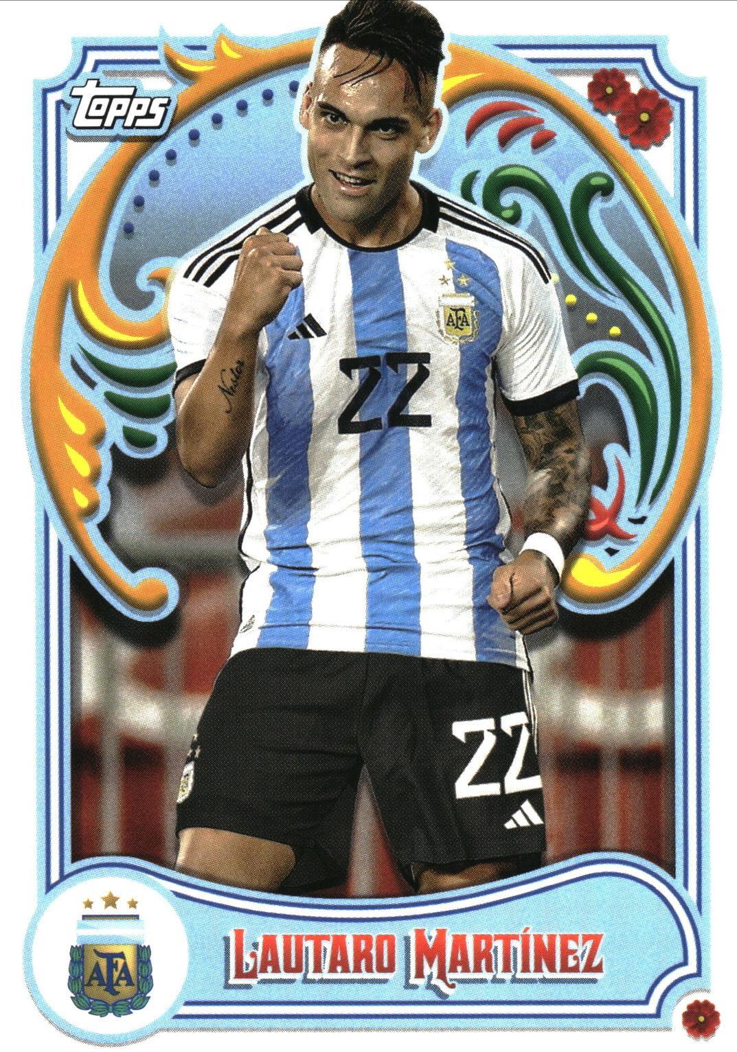 2023 Topps Argentina Fileteado - Lautaro Martinez #22 for sale online ...