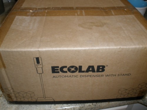 NEW in Sealed Box ECOLAB Sanitizer Soap Automatic Dispenser with Stand ...