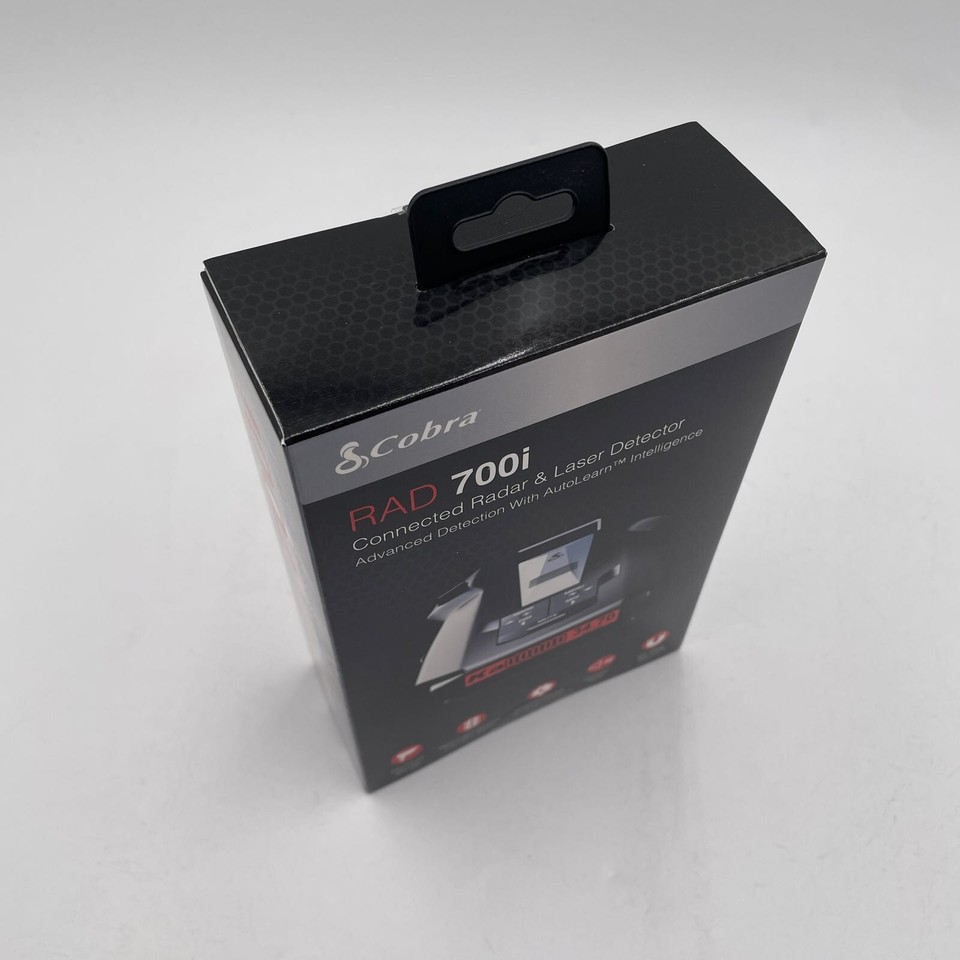 Cobra RAD 700i Laser Radar Detector, Laser Eye Front and Rear Detection ...