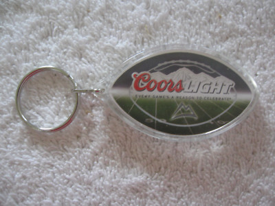 Coors Light Beer Football Key Chain Key Ring Every Game's a Reason to ...