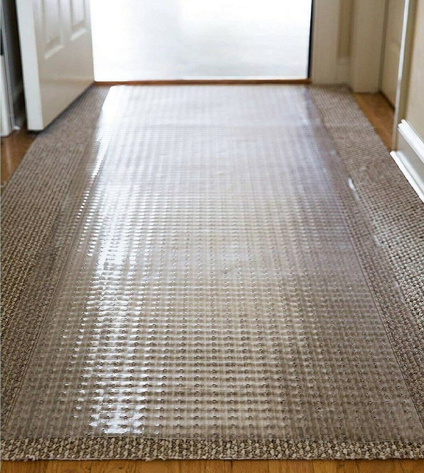 PLASTIC HEAVY DUTY CARPET PROTECTOR FLOOR MAT CLEAR GUARD PROTECTOR ...