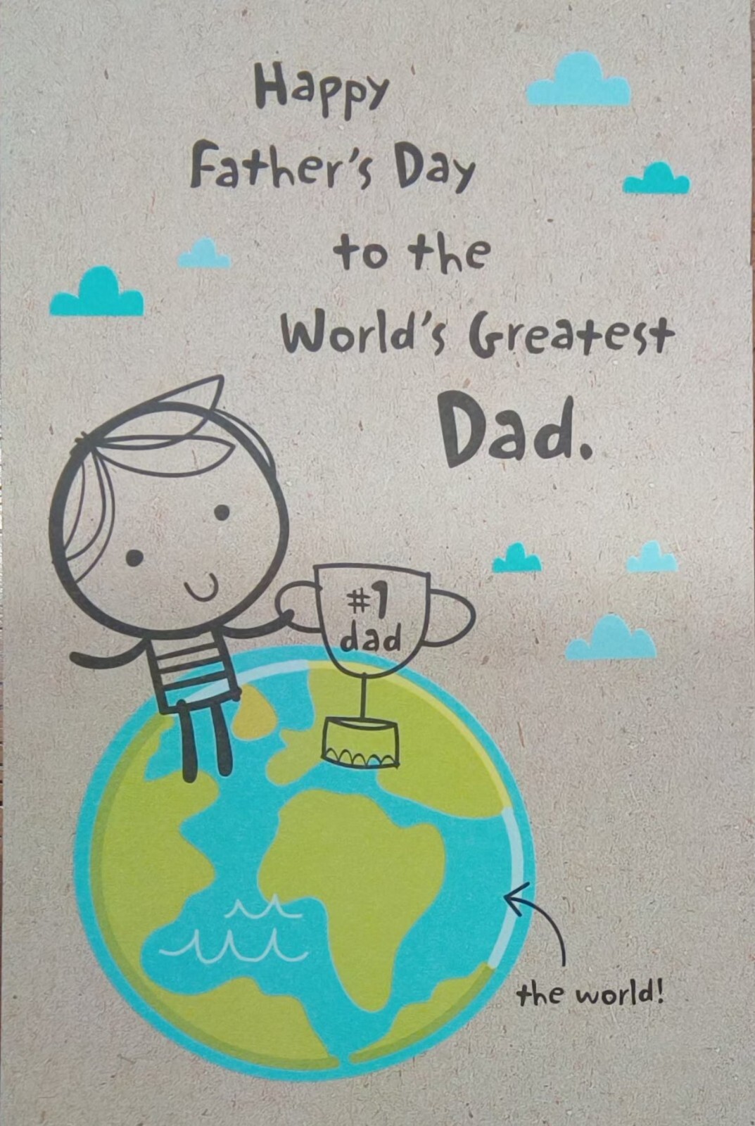 Funny Father's Day Card For The World's Greatest Dad F60 | eBay