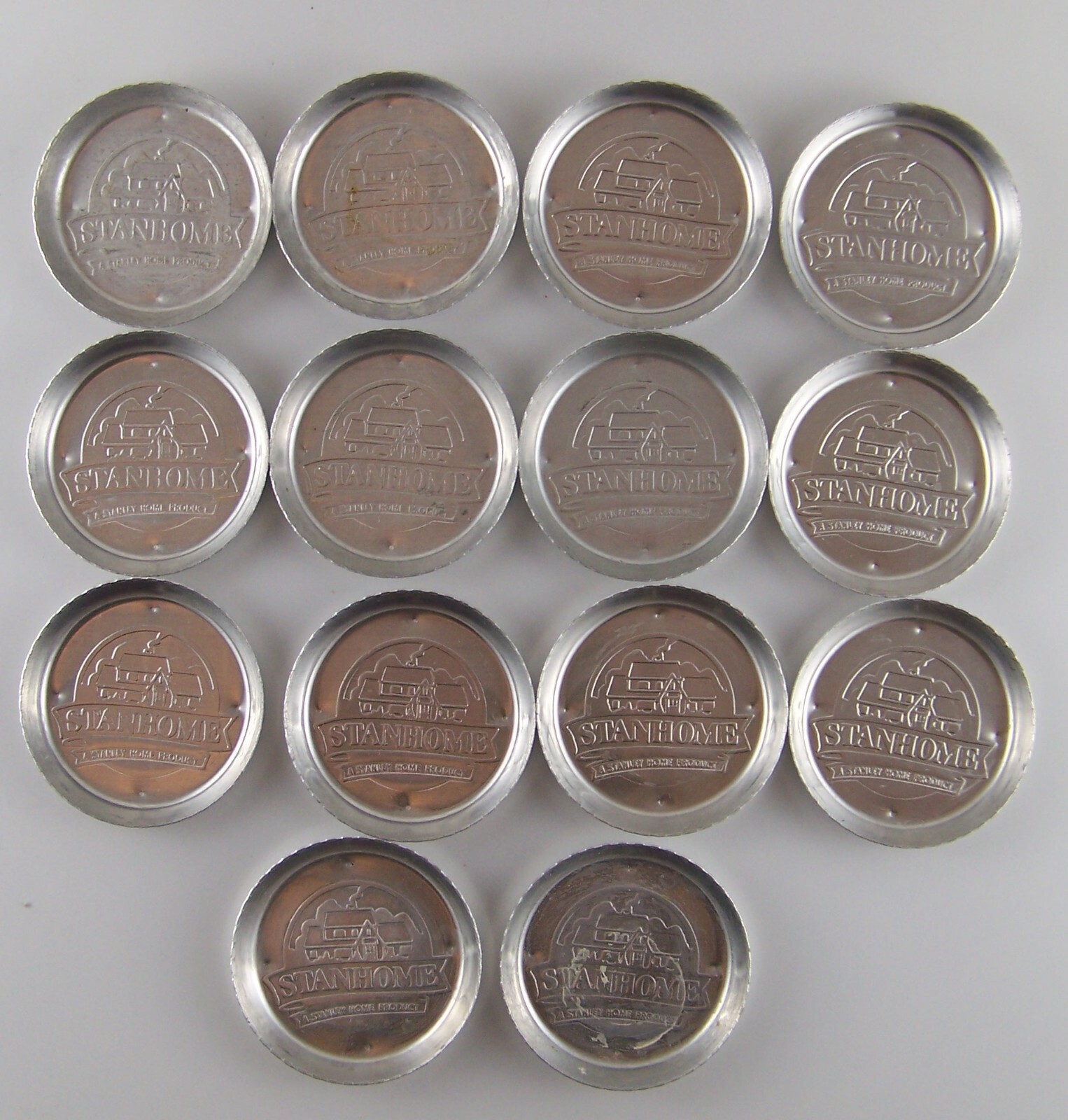 Vintage Aluminum Coasters Stanhome Stanley Hostess Party Lot of 14 | eBay