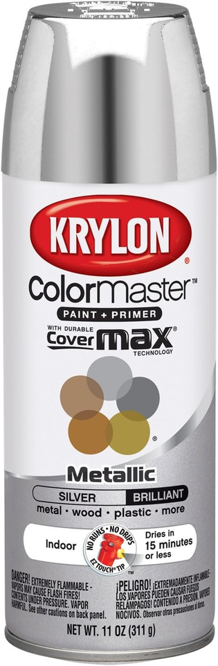 Metallic Silver Rust Oleum Automotive Custom Lacquer Spray Paint 11 Oz ...