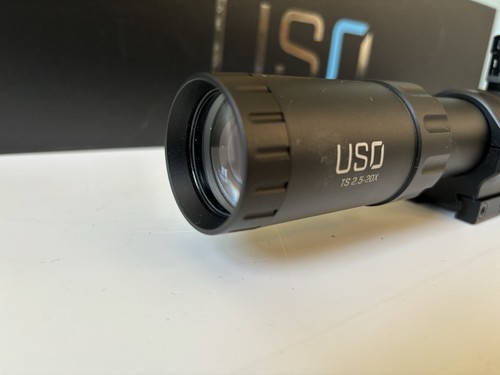 U.S. Optics TS-20X 2.5-20x50mm Rifle Scope With Area419 Match Rings | eBay