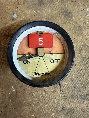 Sykes Lock and Block Bakelite Indicator, Railway Signal System British ...