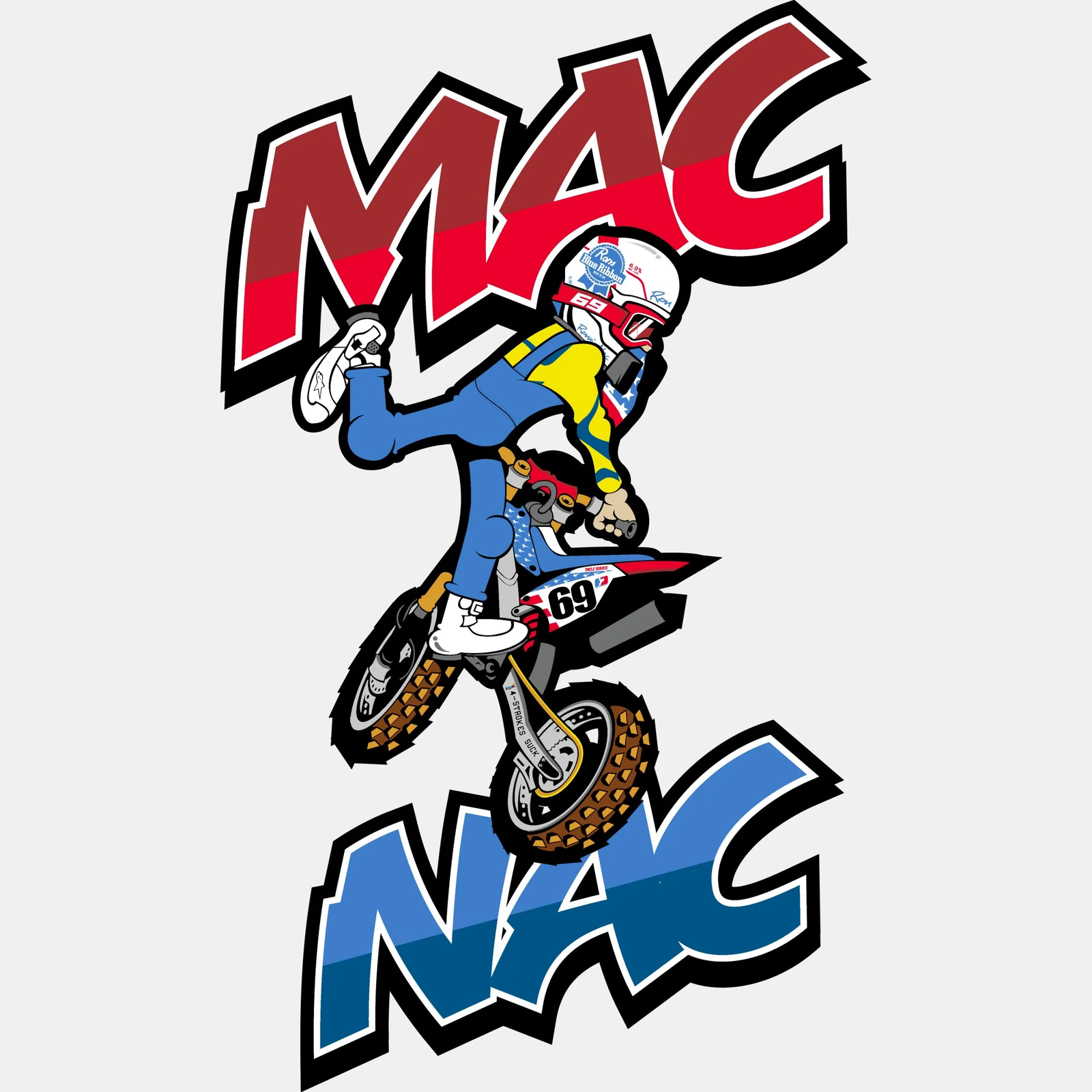 Ronnie Mac Mac Nak Sticker | eBay