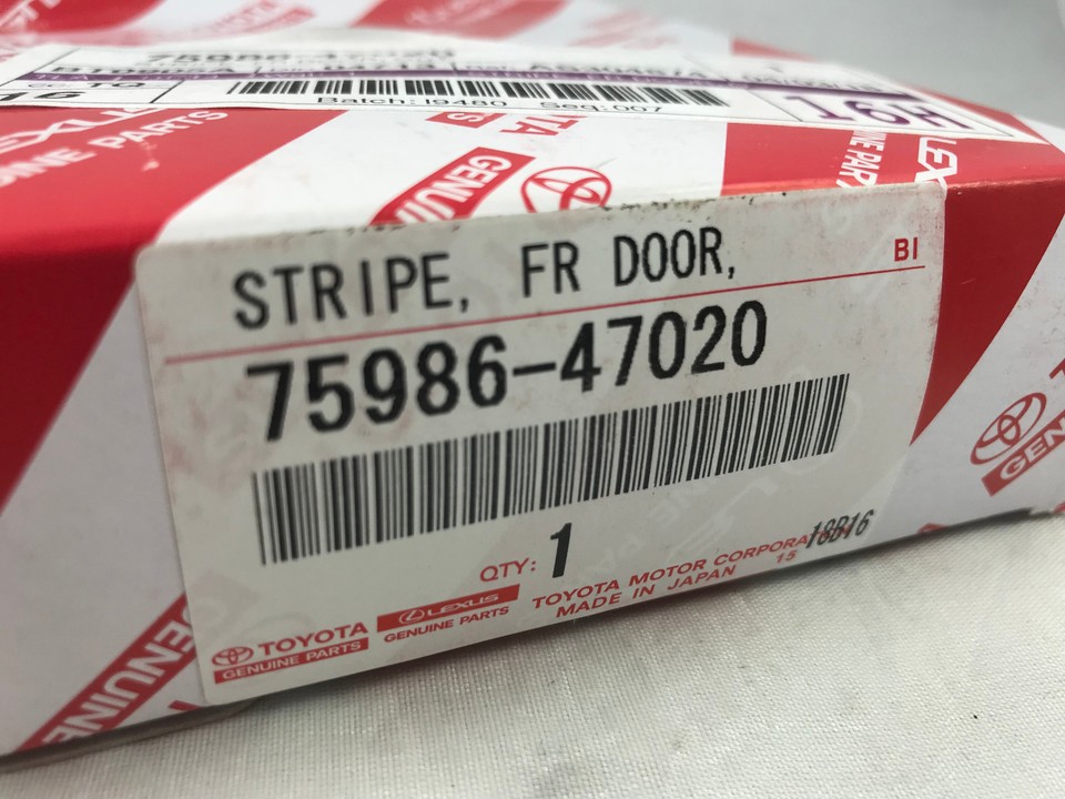 Toyota OEM 2010-2015 Prius Striping Kit Stripe Left Driver Side 75986 ...