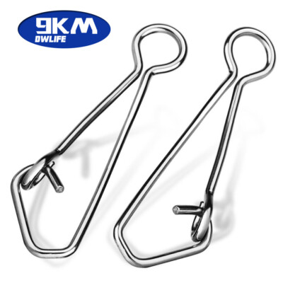 9KM Fishing Snap Stainless Steel Hook Snap Lure Connector Tool for ...