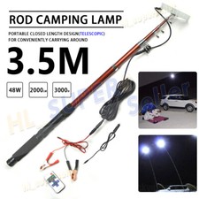 4.5m Portable Telescopic Fishing Rod Camping Lamp Light Car Repair LED ...