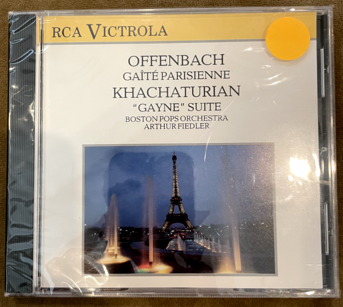 Boston Pops Arthur Fiedler Offenbach Gaite Parisienne Khachaturian CD ...
