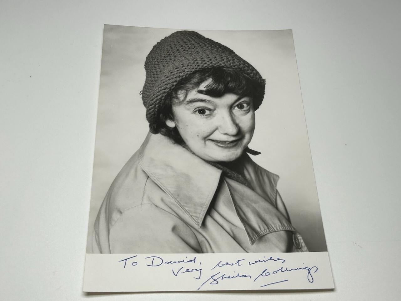 Sheila Collings Hand Signed 5"x7" BW Photo Autograph Derek Eastenders ...